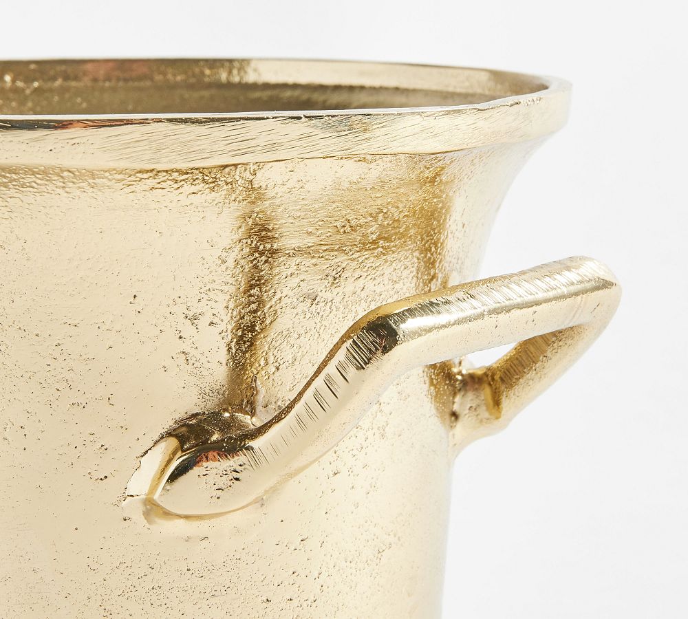 Rustic Metal Handcrafted Ice Bucket | Pottery Barn