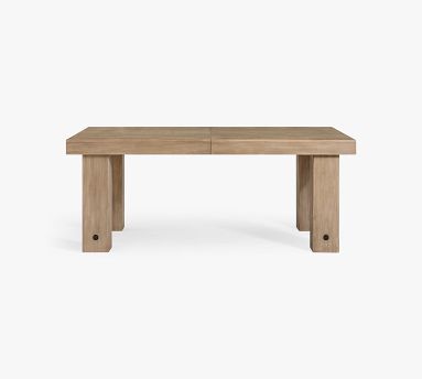 Benchwright Straight Leg Extending Dining Table | Pottery Barn