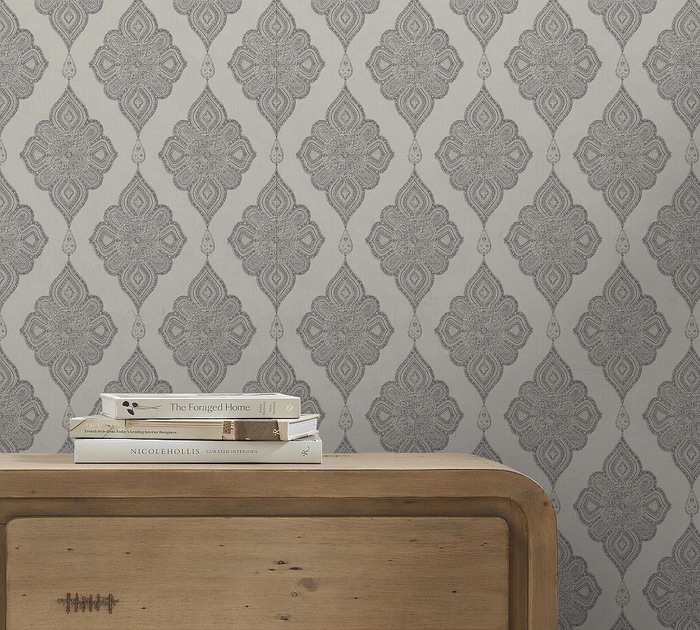 Diamond Medallion Wallpaper | Pottery Barn