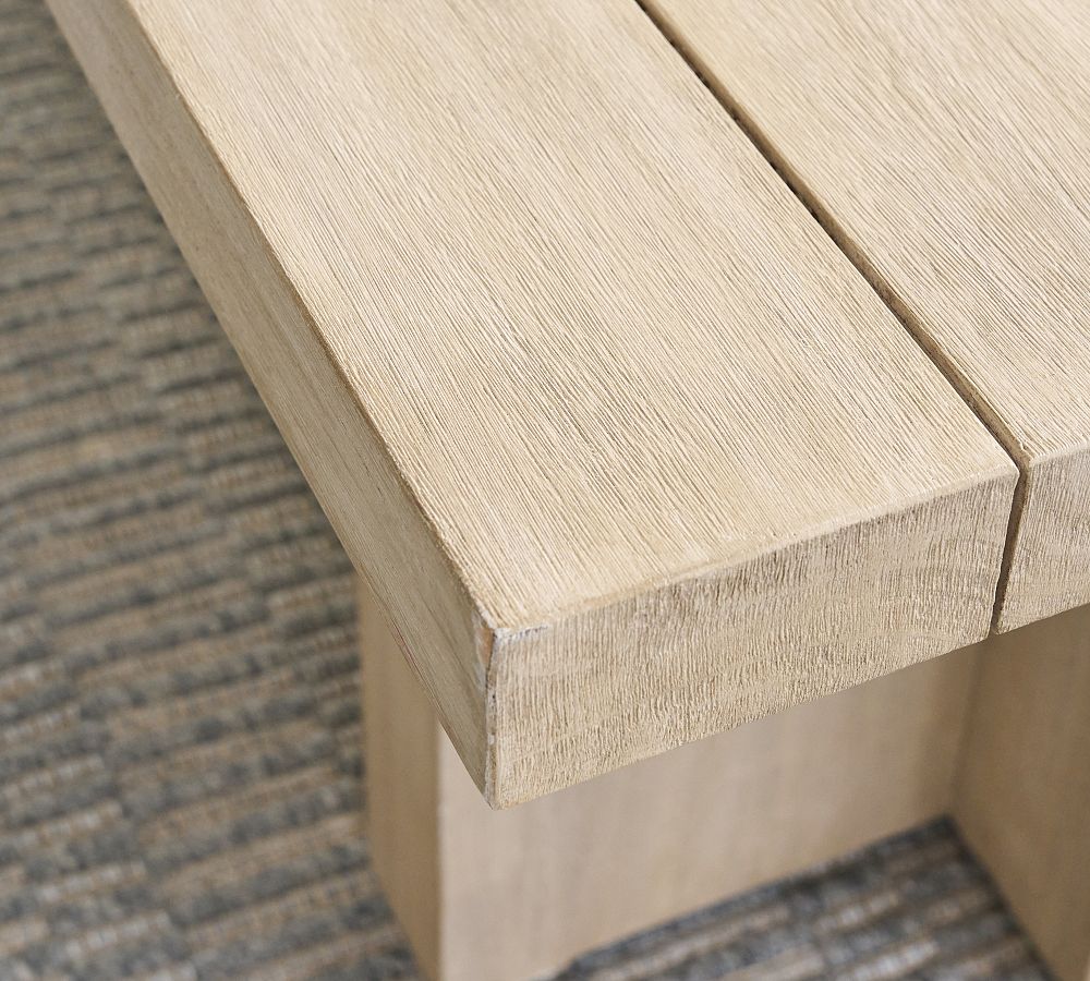 Mirada Slab Outdoor Dining Table | Pottery Barn