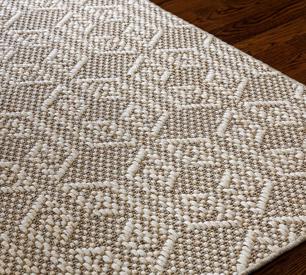 Custom Hexagon Sisal Rug | Pottery Barn