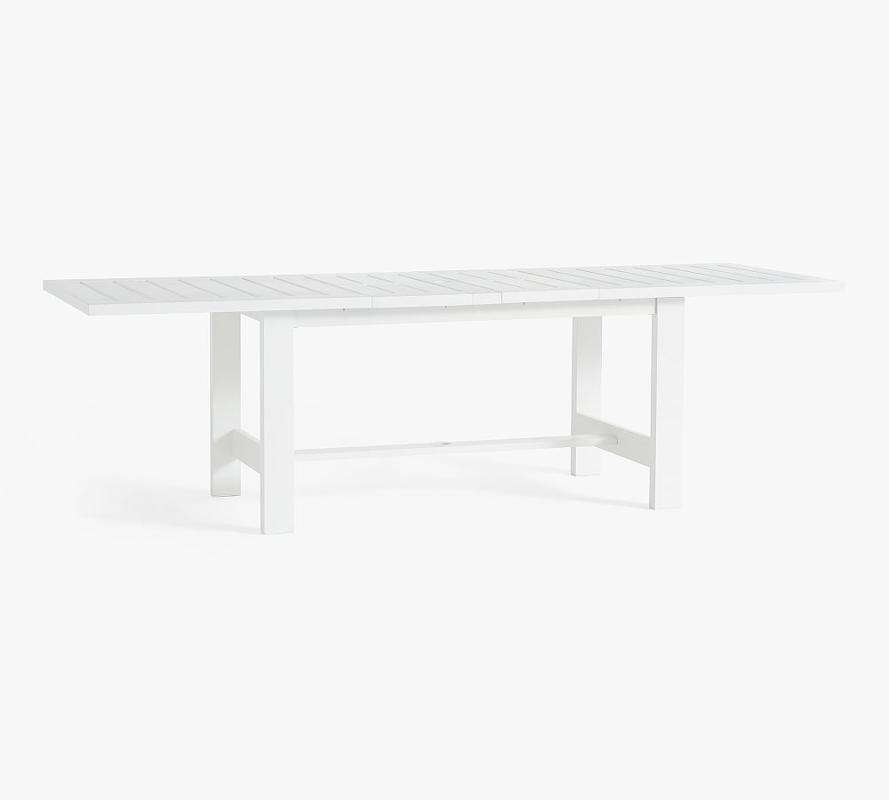 Malibu Metal Extending Rectangular Outdoor Dining Table | Pottery Barn
