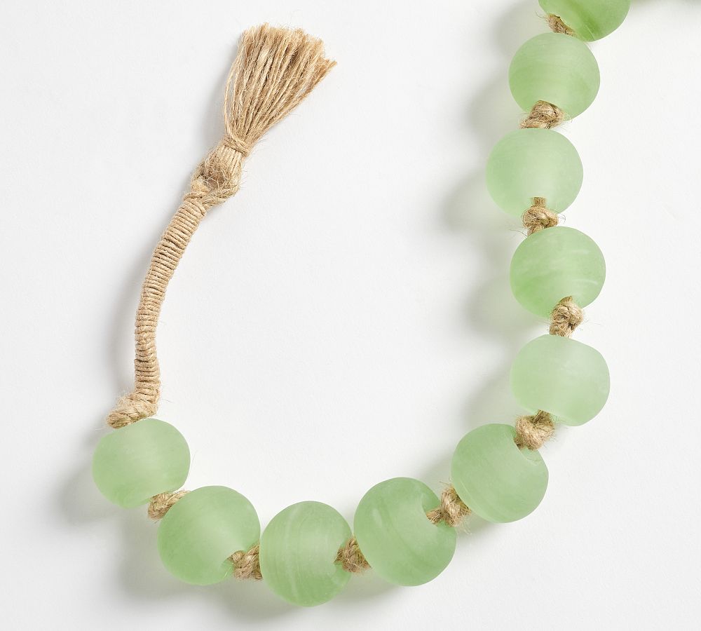 Handcrafted Cast Glass Beaded Rope | Pottery Barn
