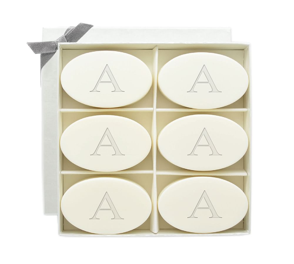 Monogrammed Verbana Oval Soap Set | Pottery Barn