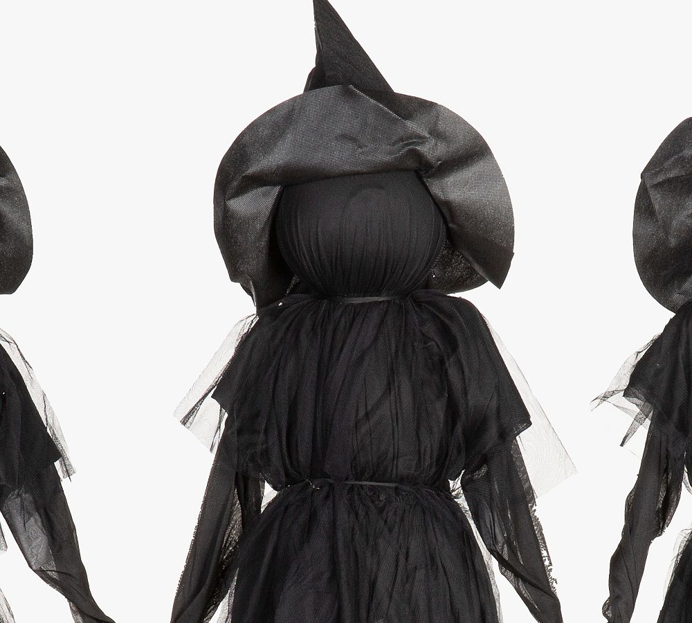 Lit Halloween Witches - Set of 3 | Pottery Barn