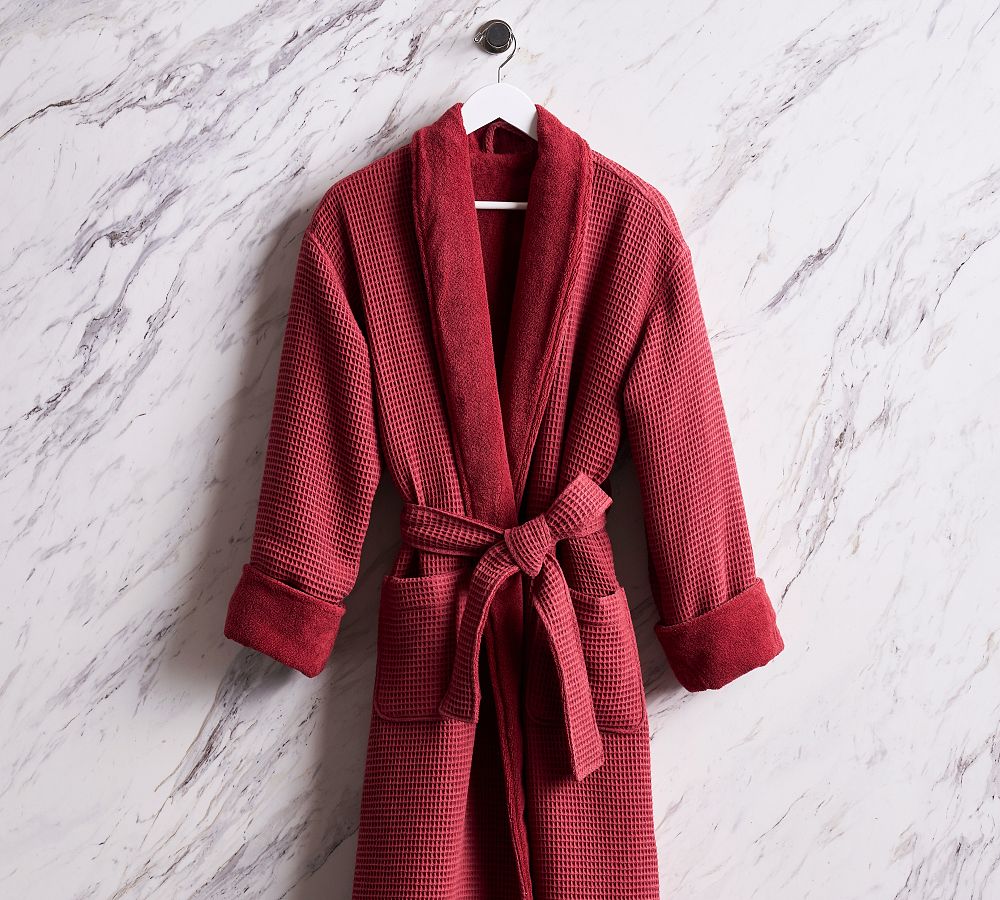 Waffle Weave Resort Robe | Pottery Barn