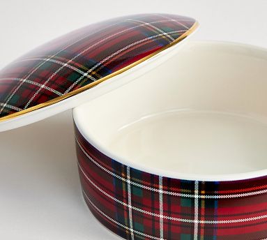 Stewart Plaid Decorative Box | Pottery Barn