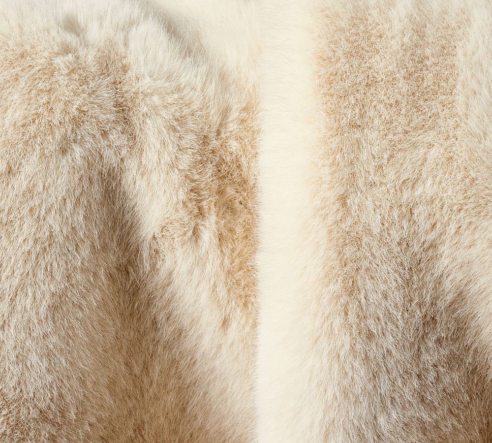 Faux Fur Mink Throw | Pottery Barn