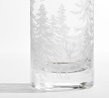 Rustic Forest Cocktail Glasses - Set of 4 | Pottery Barn