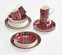 Stewart Plaid Dinnerware Collection | Pottery Barn
