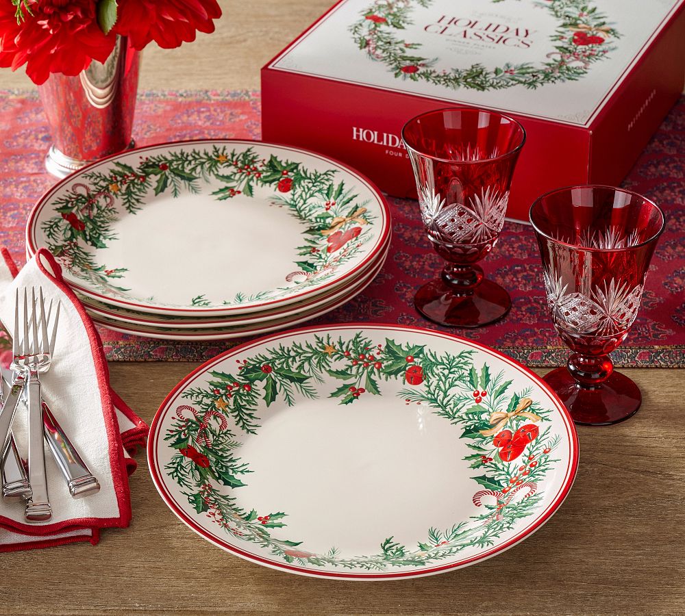 Amazing Christmas Dinner Plates Images