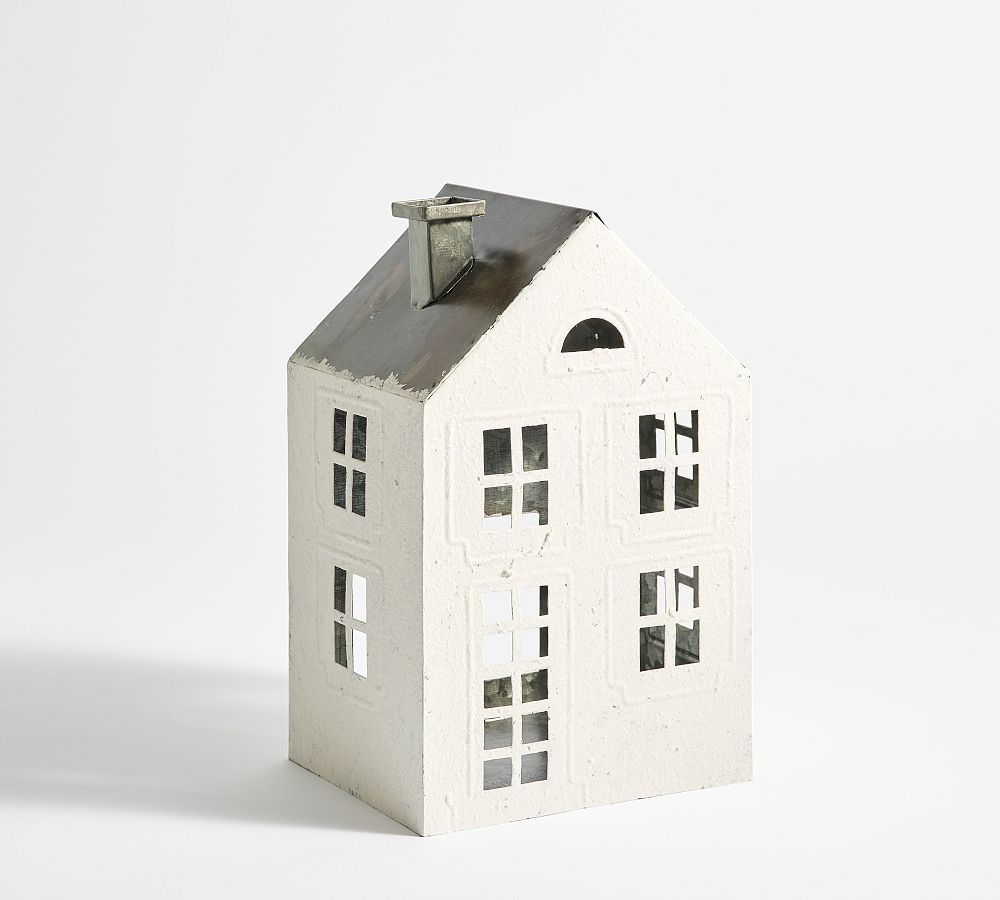 Handcrafted Metal Village Houses | Pottery Barn