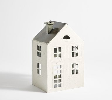 Handcrafted Metal Village Houses | Pottery Barn