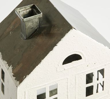 Handcrafted Metal Village Houses | Pottery Barn