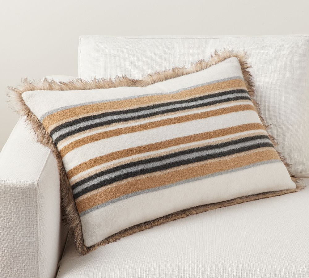 Pendleton® Yakima Stripe Lumbar Pillow | Pottery Barn