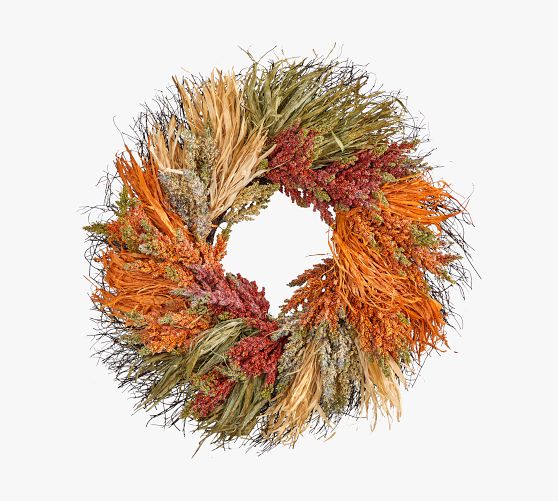 Faux Harvest Autumn Wreath | Pottery Barn