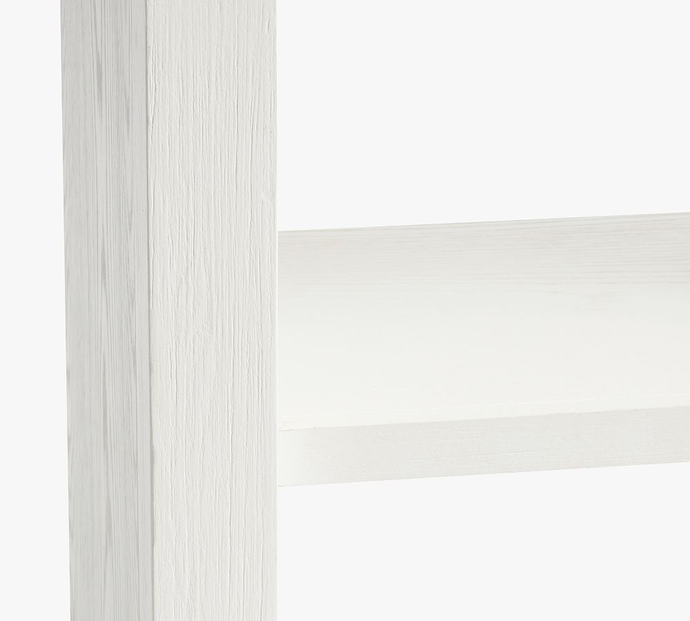 Dillon Long Low Console Bookcase | Pottery Barn