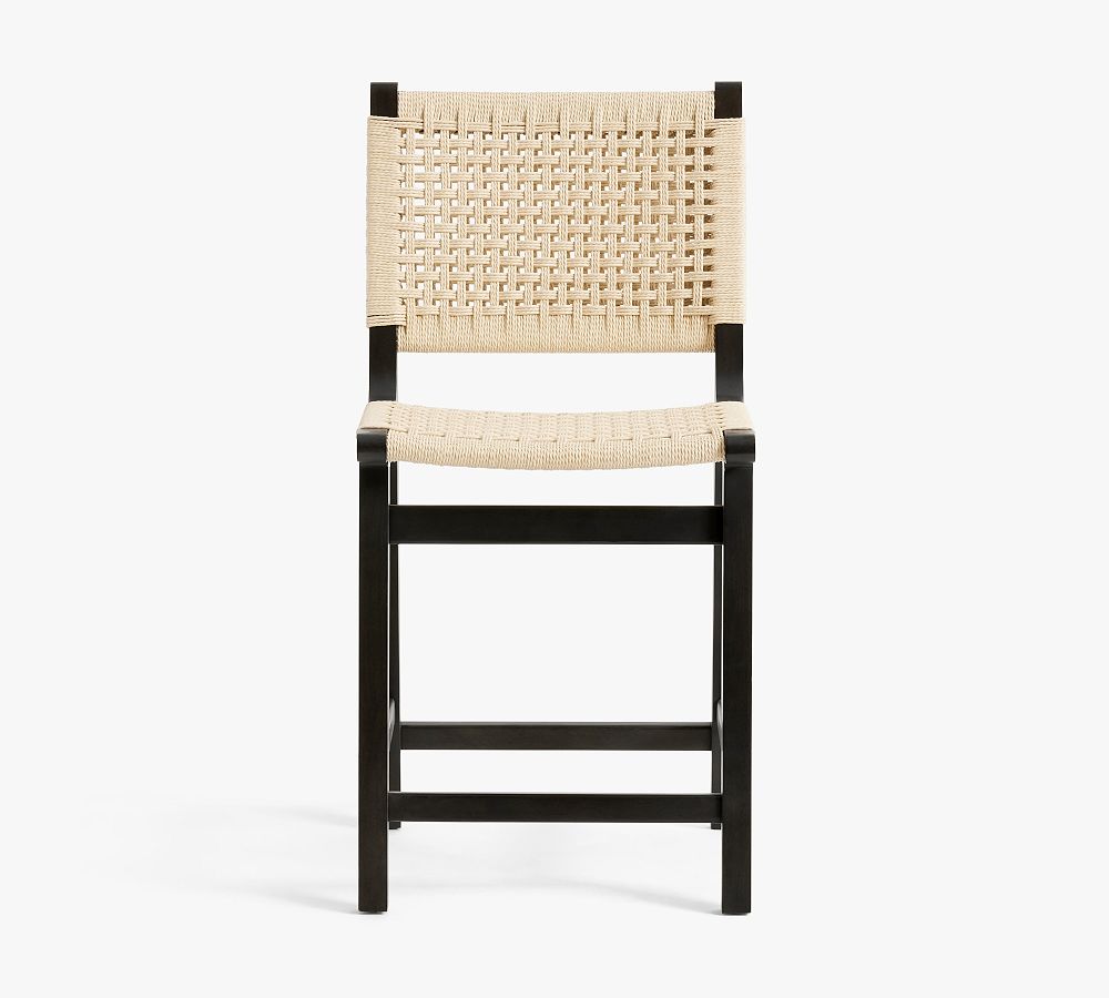 Fenton Woven Counter Stool | Pottery Barn
