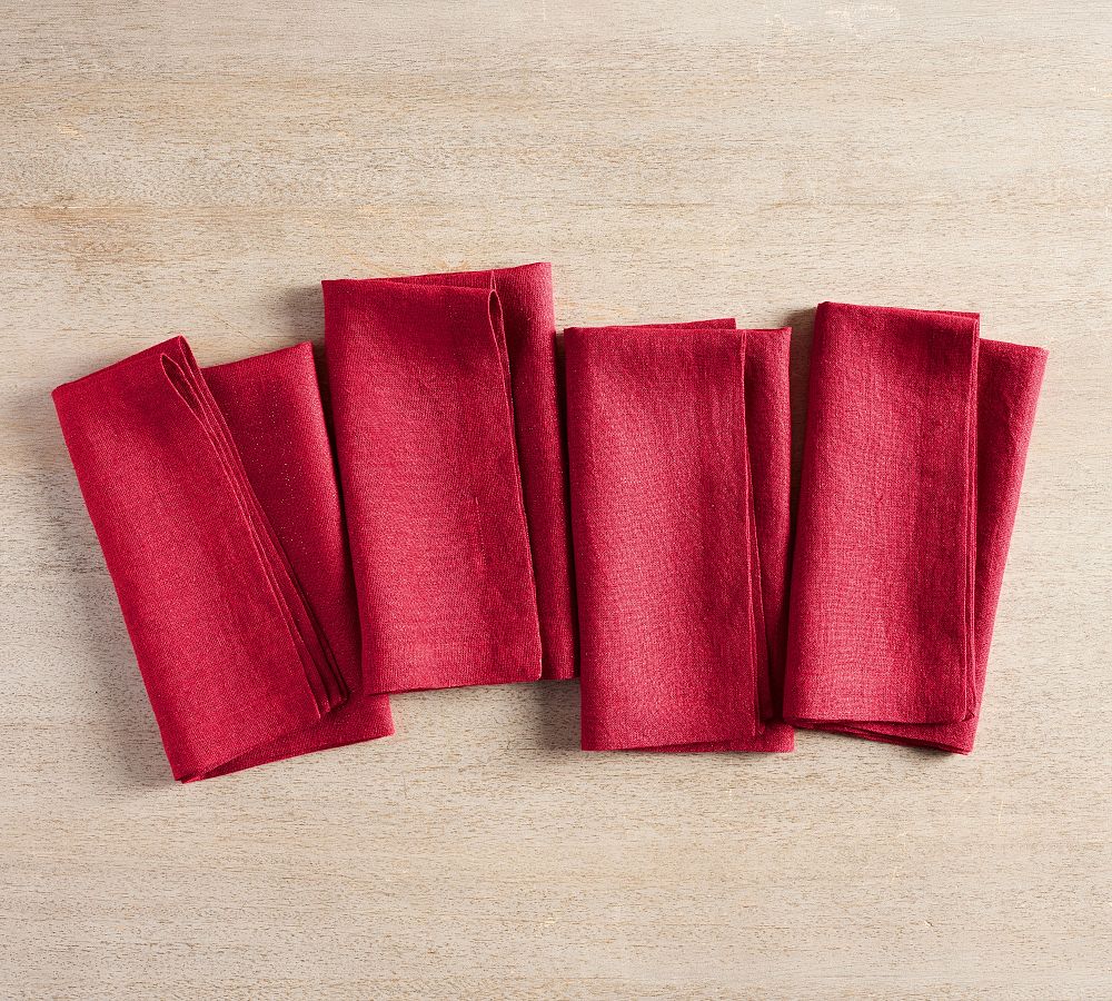 Shimmer Napkins - Set of 4 | Pottery Barn