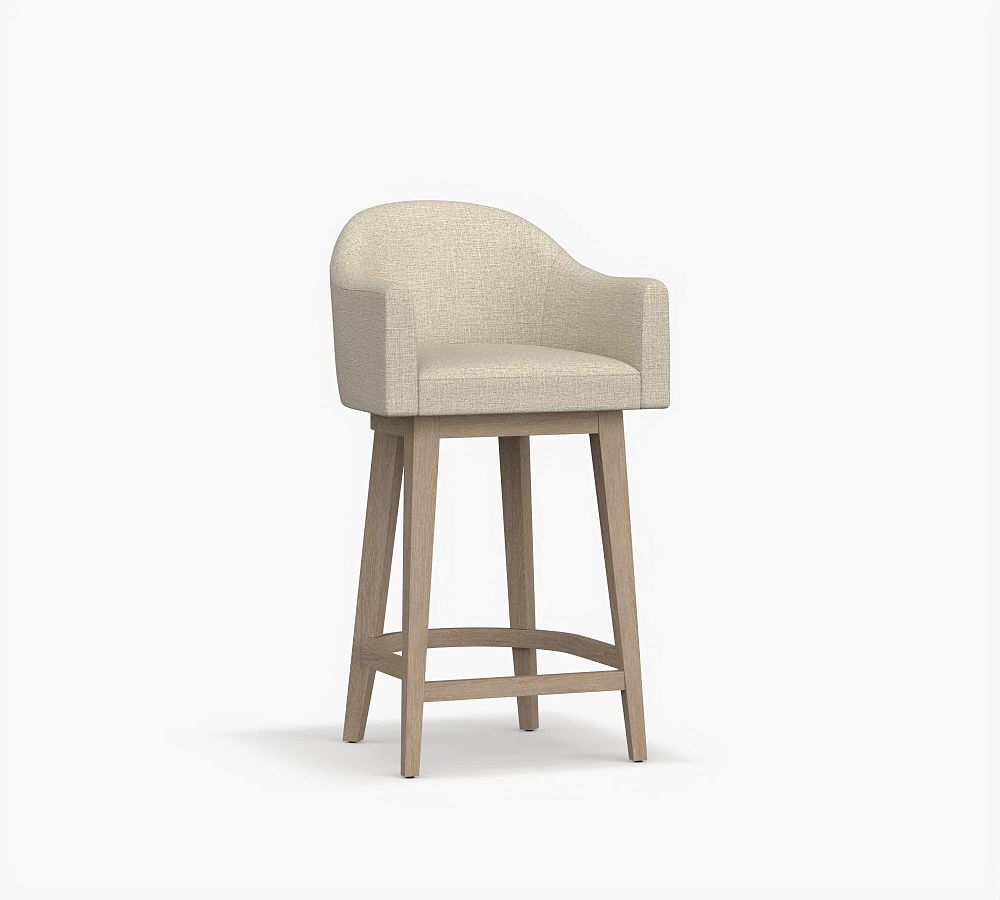 Gideon Upholstered Stool | Pottery Barn