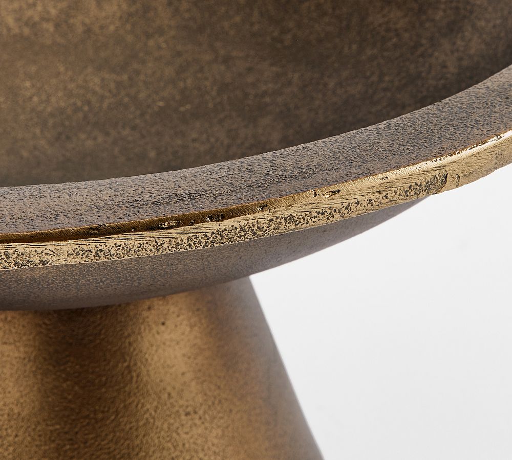 Antiqued Metal Decorative Bowl | Pottery Barn