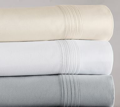 500-Thread-Count Sateen Sheet Set | Pottery Barn