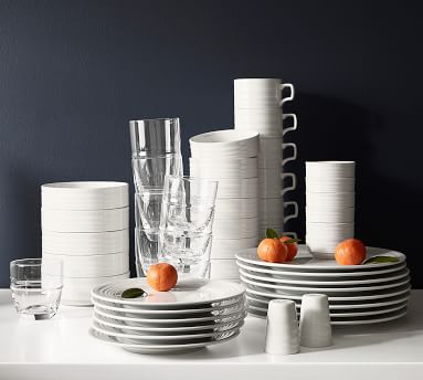 Brooklyn Stackable Dinnerware Set 16 Piece | Pottery Barn