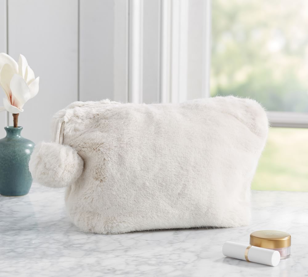 Faux Fur Pouch | Travel Accessories | Pottery Barn