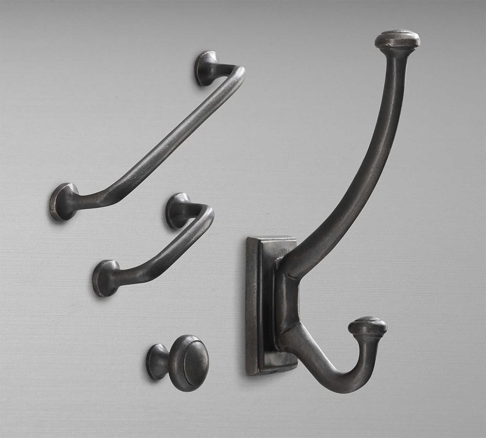 Pitted Metal Wall Hook | Pottery Barn