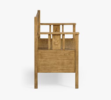 Heritage Farmhouse Entryway Storage Bench | Pottery Barn