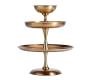 Antique Gold 3 Tiered Stand | Pottery Barn