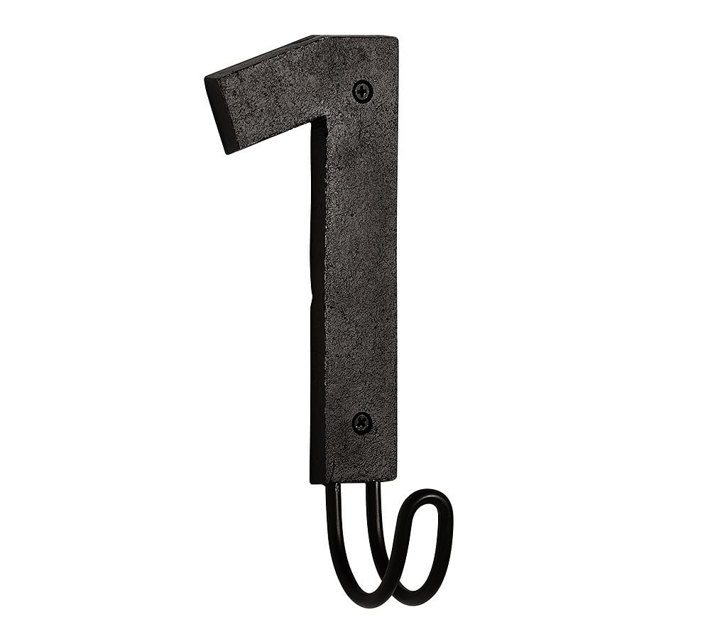 Rustic Black Number Hooks | Pottery Barn