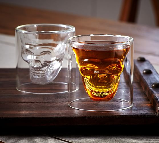 Skull Shot Glass | Pottery Barn