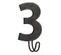 Rustic Black Number Hooks | Pottery Barn