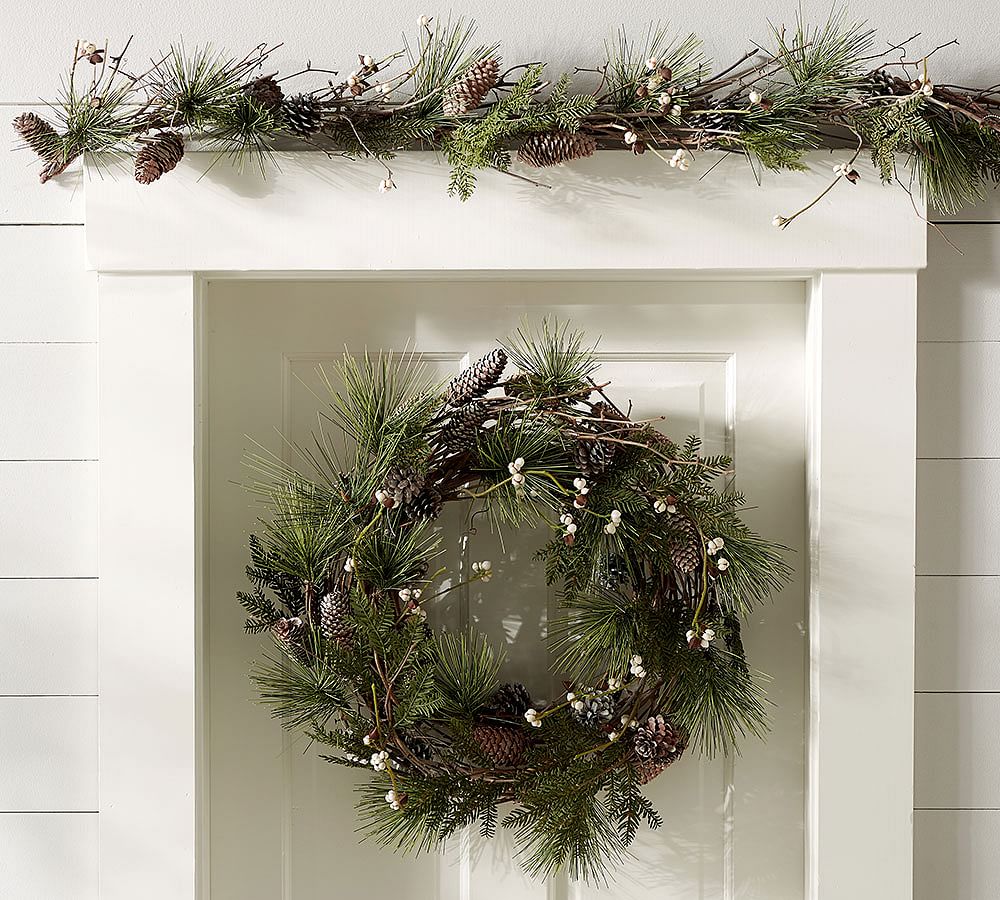 Outdoor Tallow Berry Garland | Pottery Barn
