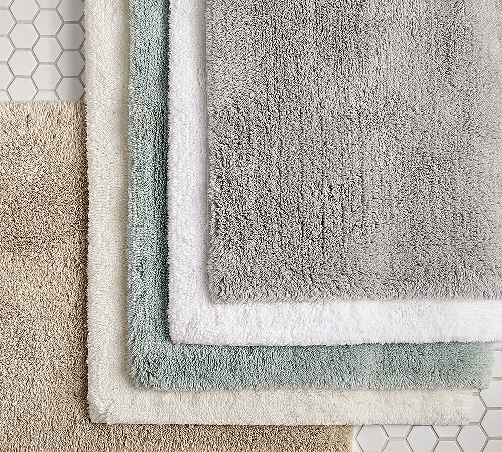 PB Essential Tufted Bath Mat | Pottery Barn