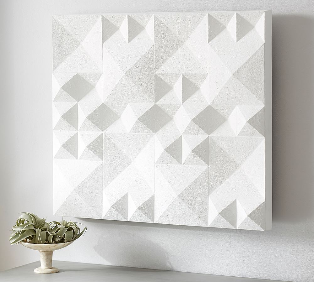 Geo Relief Panel | Wall Art | Pottery Barn