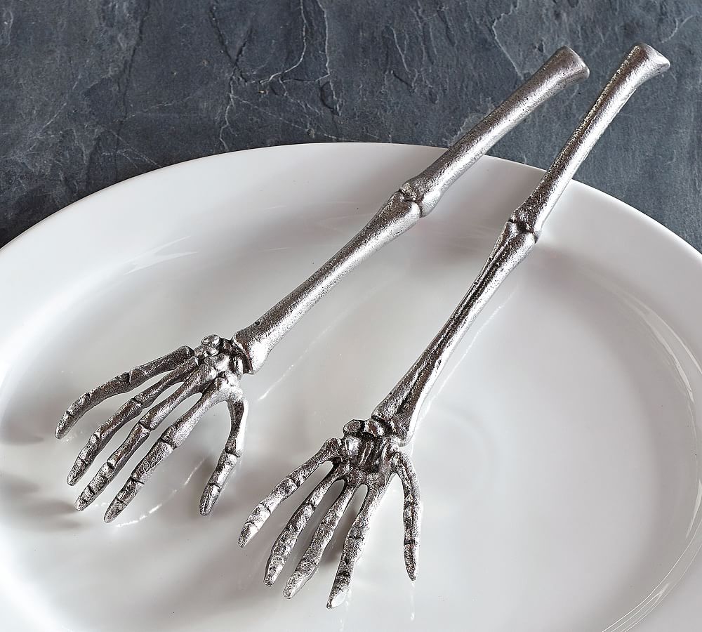 Skeleton Hand Servers, Set of 2 | Pottery Barn