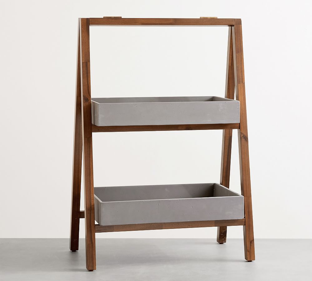 Abbott Two Tier Plant Stand | Pottery Barn