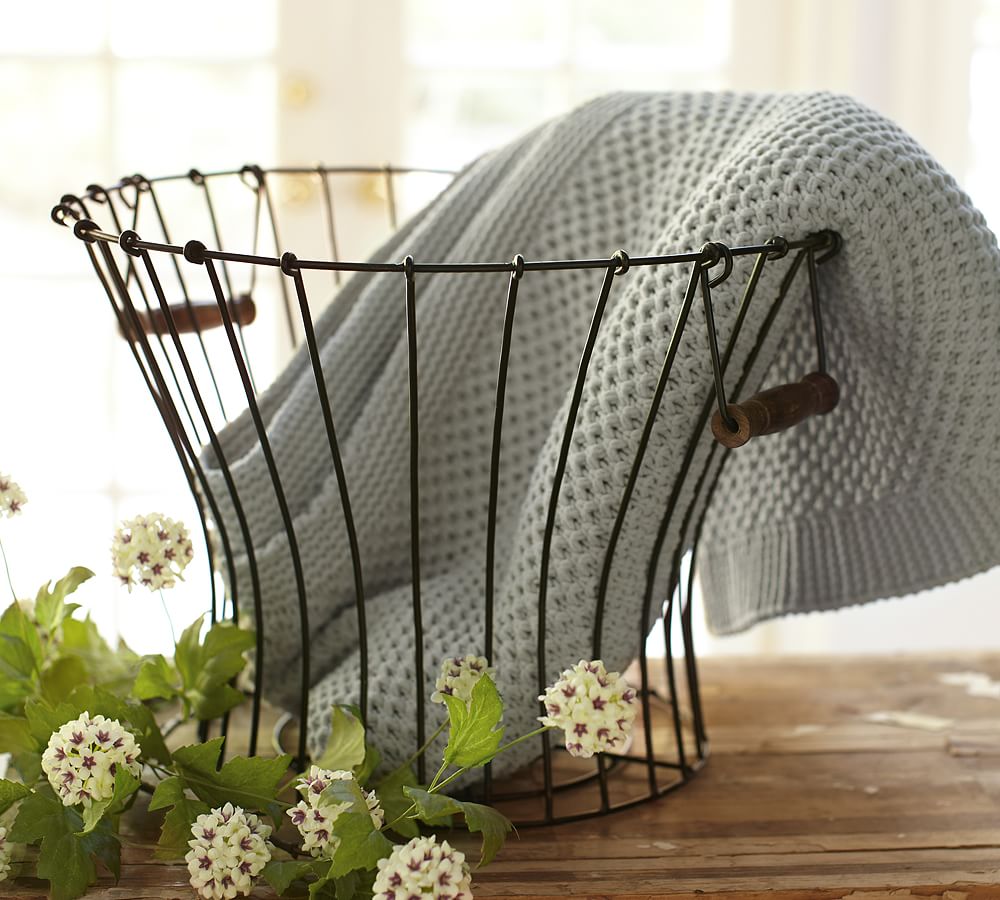 Wire Barrel Bushel | Pottery Barn