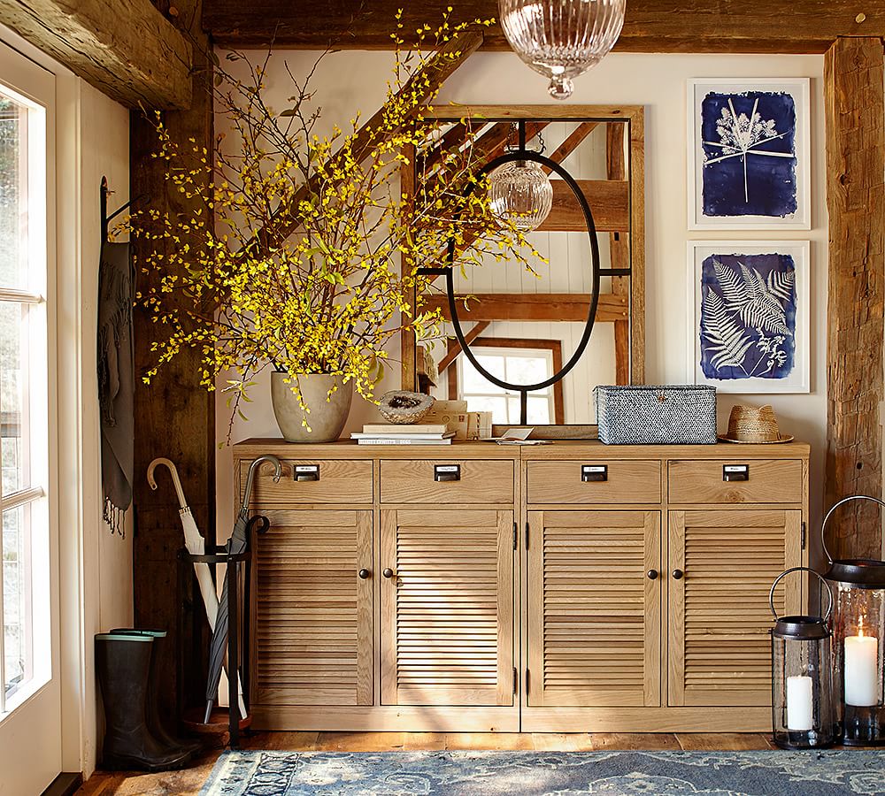 Indigo Flatweave Storage | Pottery Barn