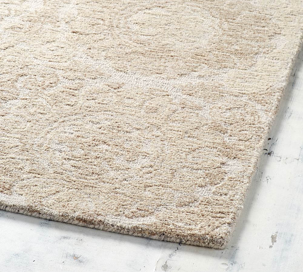 Gray Kendyl Tufted Rug | Patterned Rugs | Pottery Barn