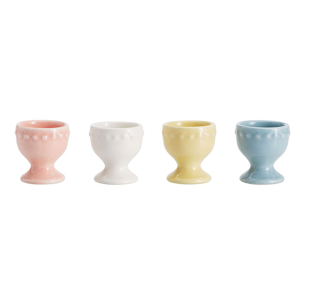 Emma Egg Cup, Mixed Set of 4 | Pottery Barn