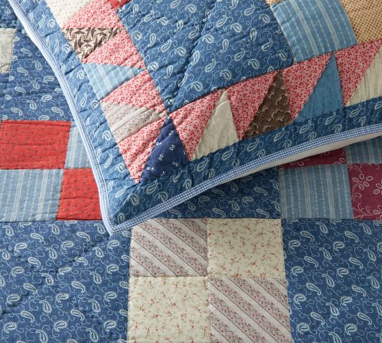 Maxwell Print Pillow Sham | Pottery Barn