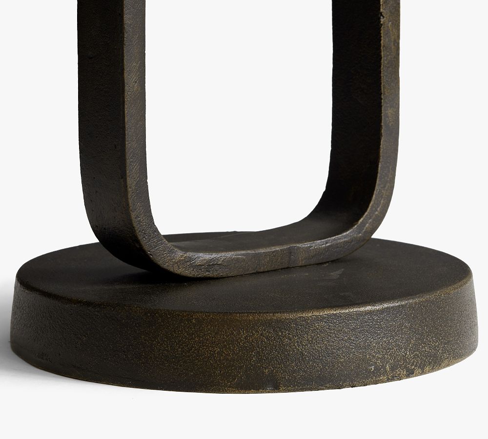 Ace Round Metal Accent Table | Pottery Barn