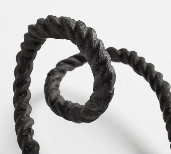 Cast Bronze Decorative Rope Object | Pottery Barn