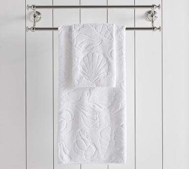 Shell Sculpted Towel | Pottery Barn