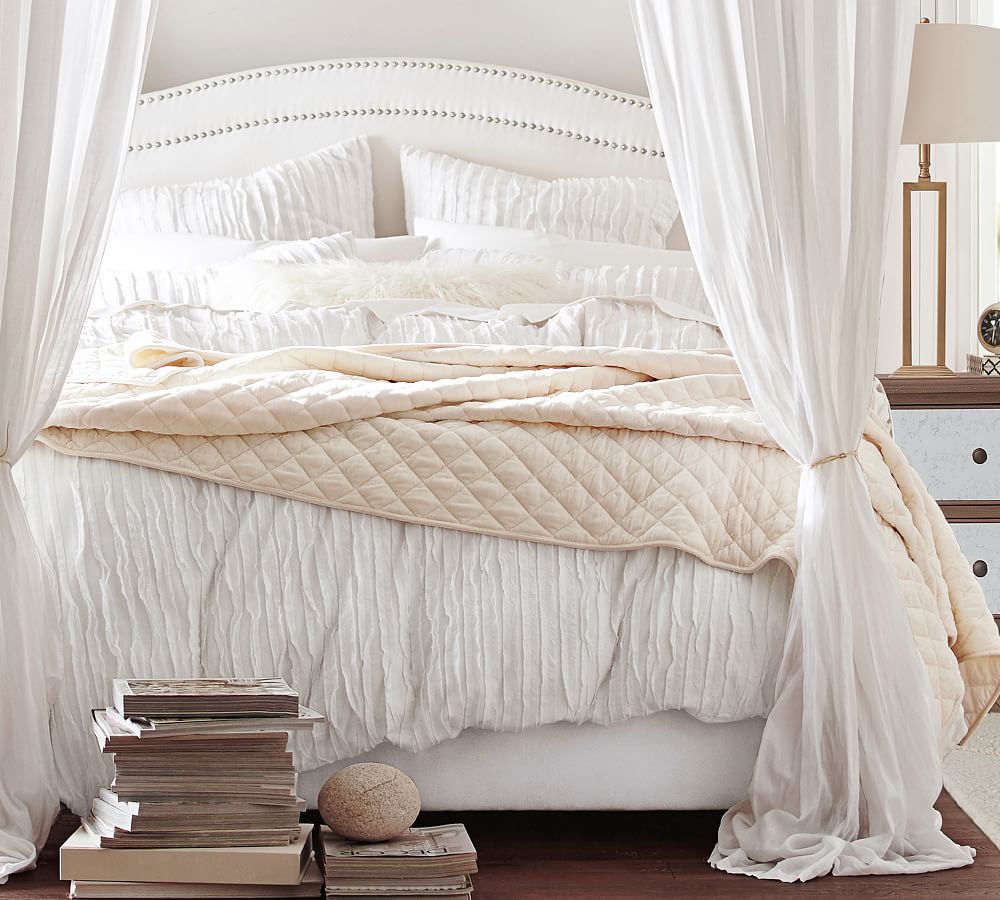 Camille Cotton Duvet Cover | Pottery Barn