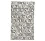 Gray Diamond Leather Rug | Patterned Rugs | Pottery Barn