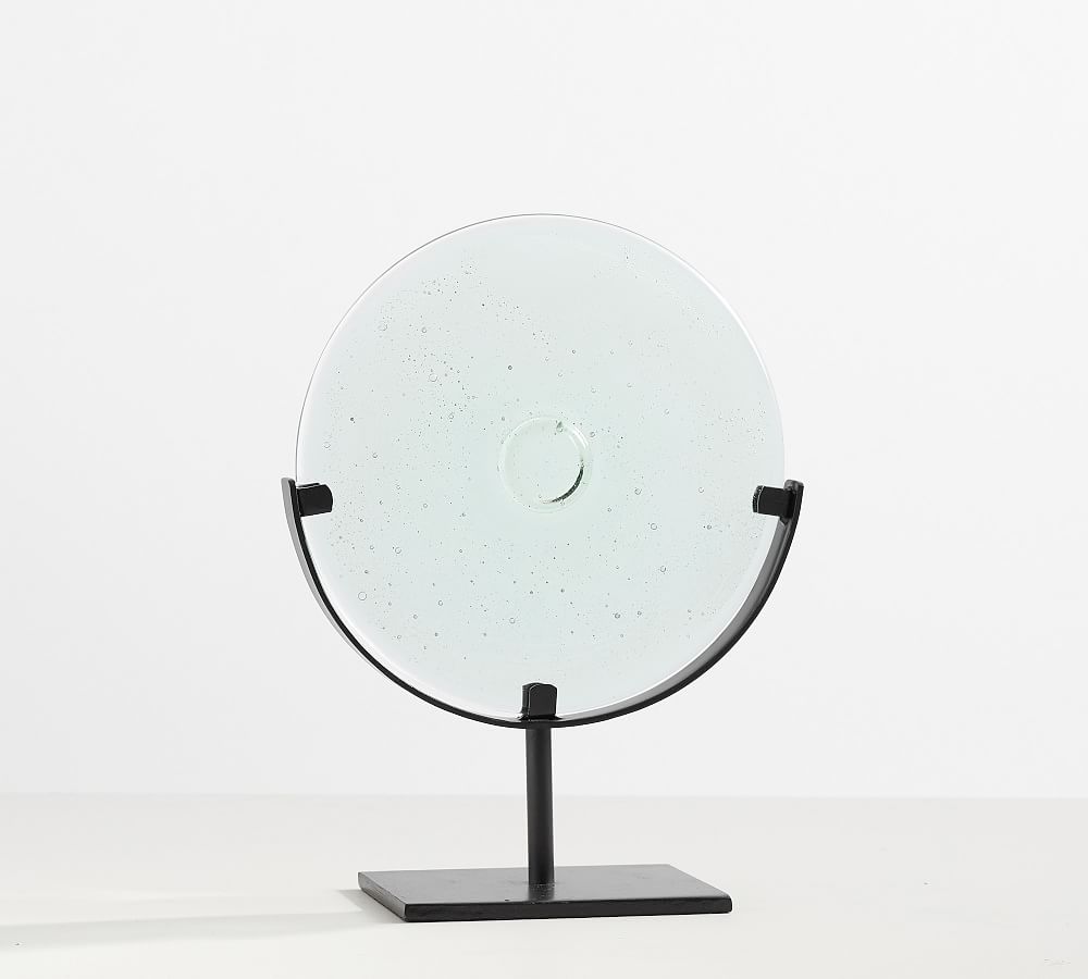 Glass Disk on Stand | Pottery Barn